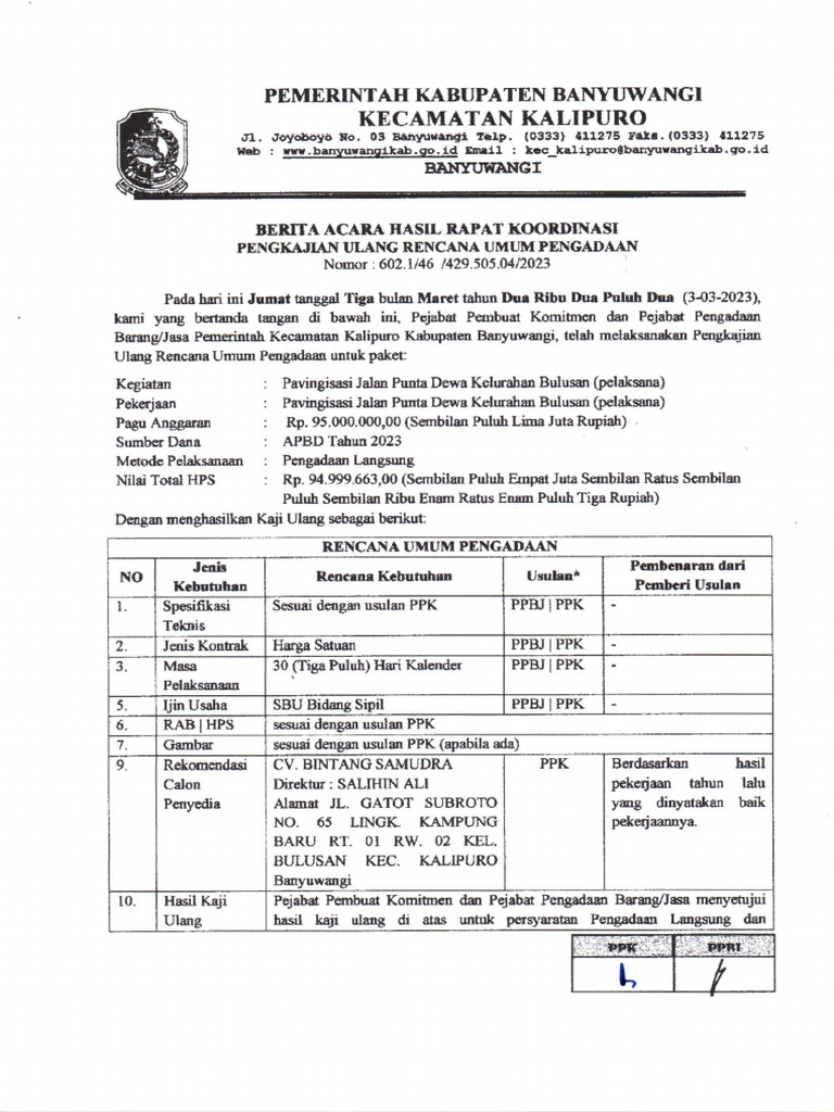Paving Punta Dewa | PDF