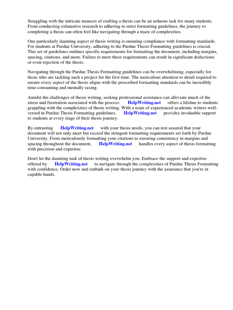 Purdue Thesis Formatting | PDF | Thesis | Citation