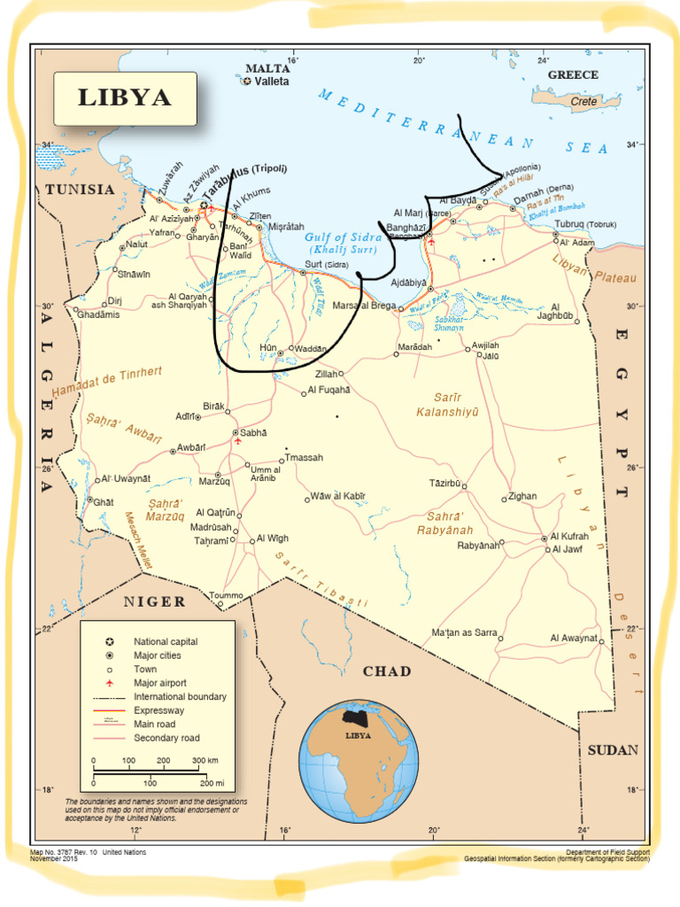 Libya Geographic Map | PDF