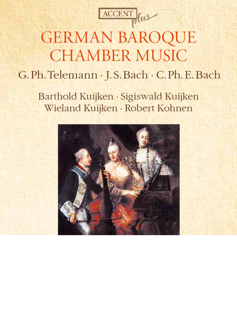 German Baroque Chamber Music: G. Ph. Telemann J. S. Bach C. Ph. E. Bach | Download Free PDF ...