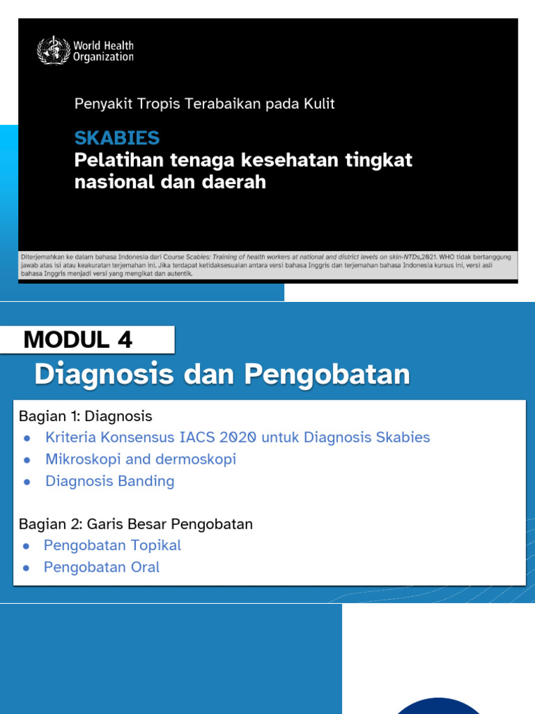Scabies Module4 ID | PDF | Pengembangan Diri | Kesehatan Holistik