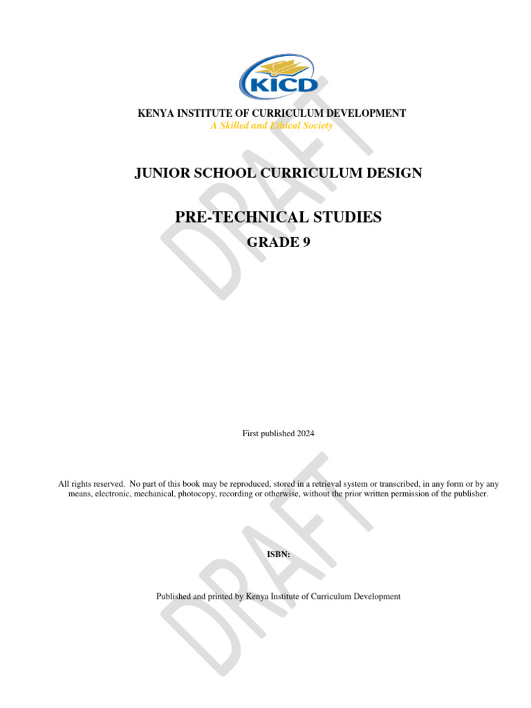 Grade.9.Pre Technical - Studies | PDF