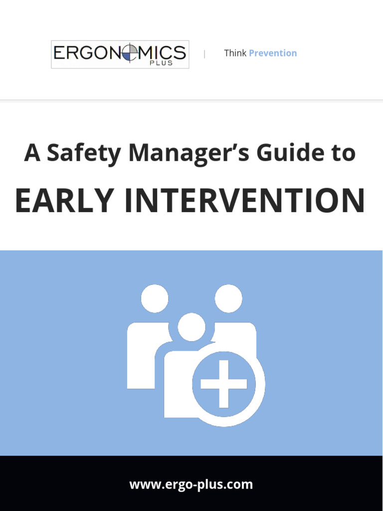Early Intervention Guide | Download Free PDF | Human Factors And ...