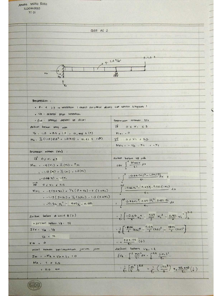 Amelia Miska Rossa - Kuis AS2 | PDF