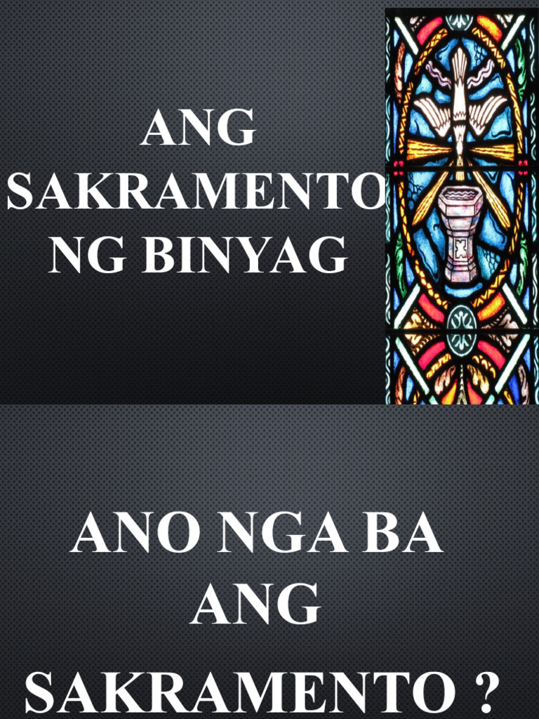 SAPP_Ang-Sakramento-ng-Binyag Revised | PDF