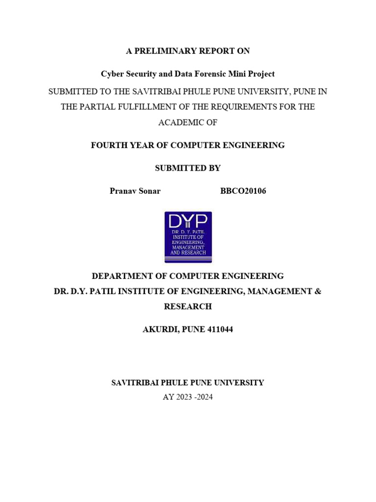 CSDF_MiniProject | PDF | Metadata | Digital Forensics