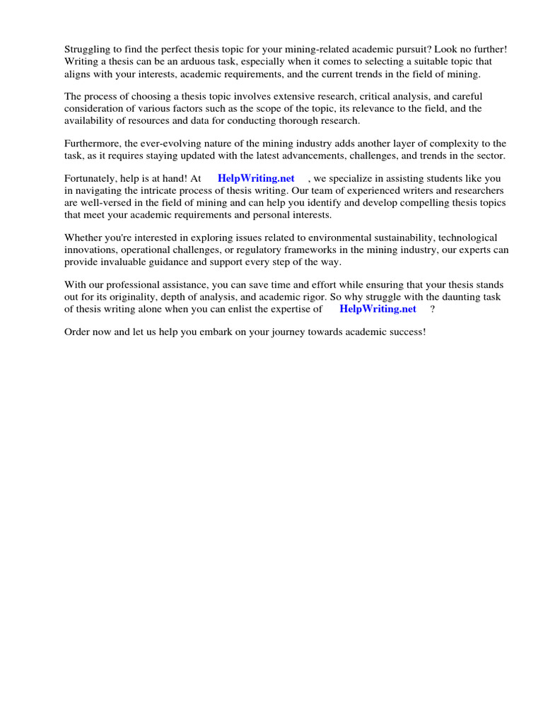 Mining Thesis Topics | PDF | Data | Data Mining