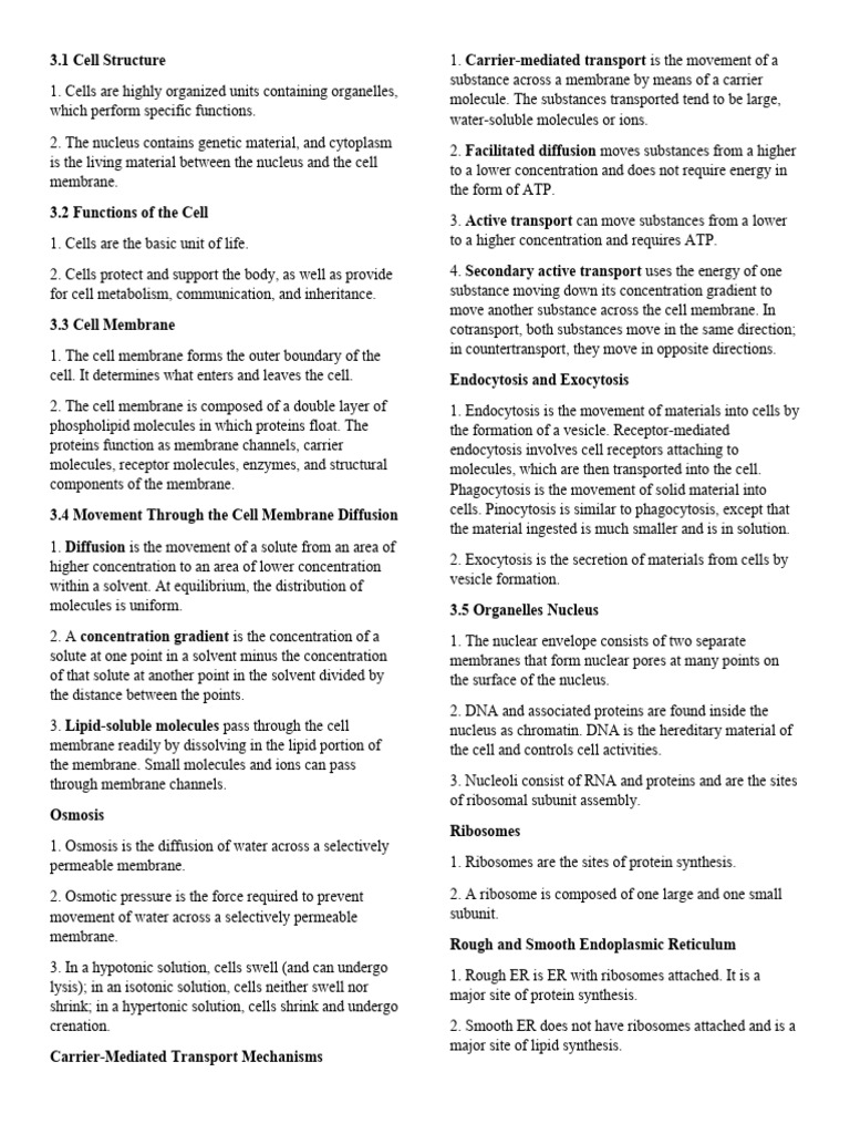 Cell Reviewer Seeley's | PDF | Cell Membrane | Cell (Biology)
