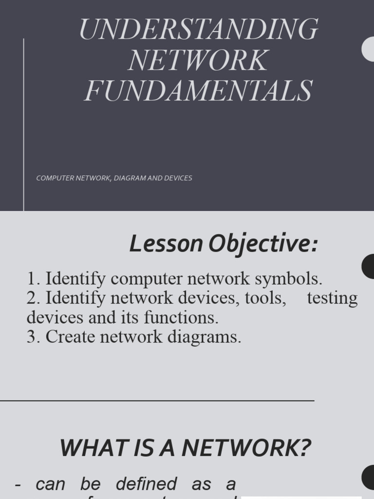 Understanding Network Fundamentals - 1 | PDF | Network Topology ...