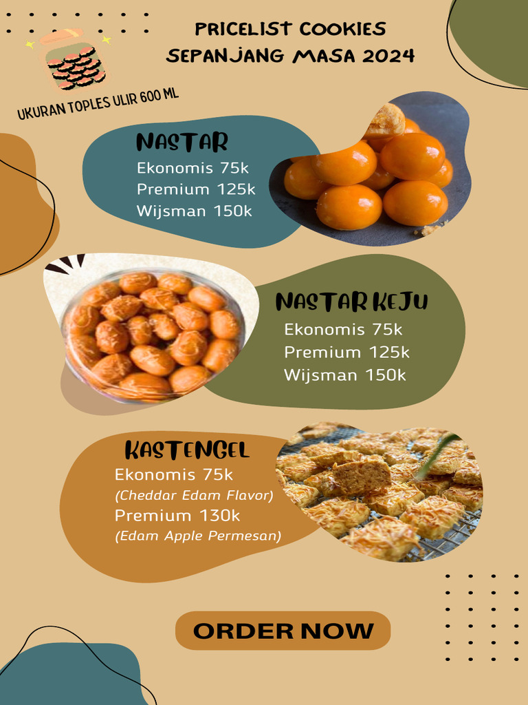 Daftar Harga Cookies 2024 | PDF