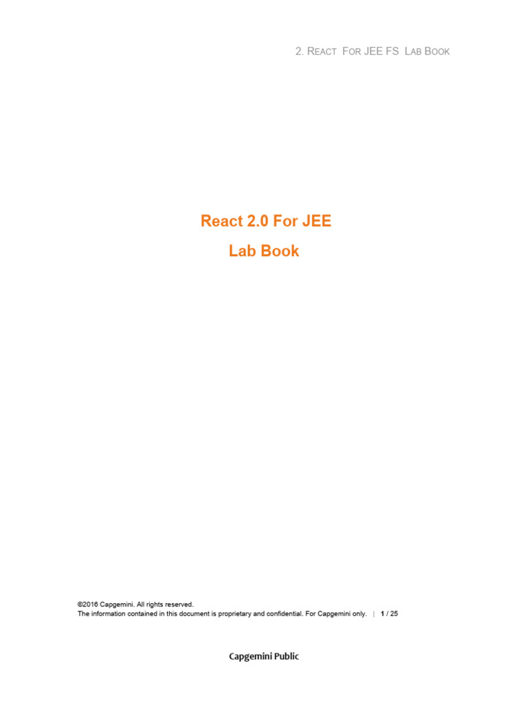 ReactJS-Labbook 1 | PDF | Microsoft Windows | Computing