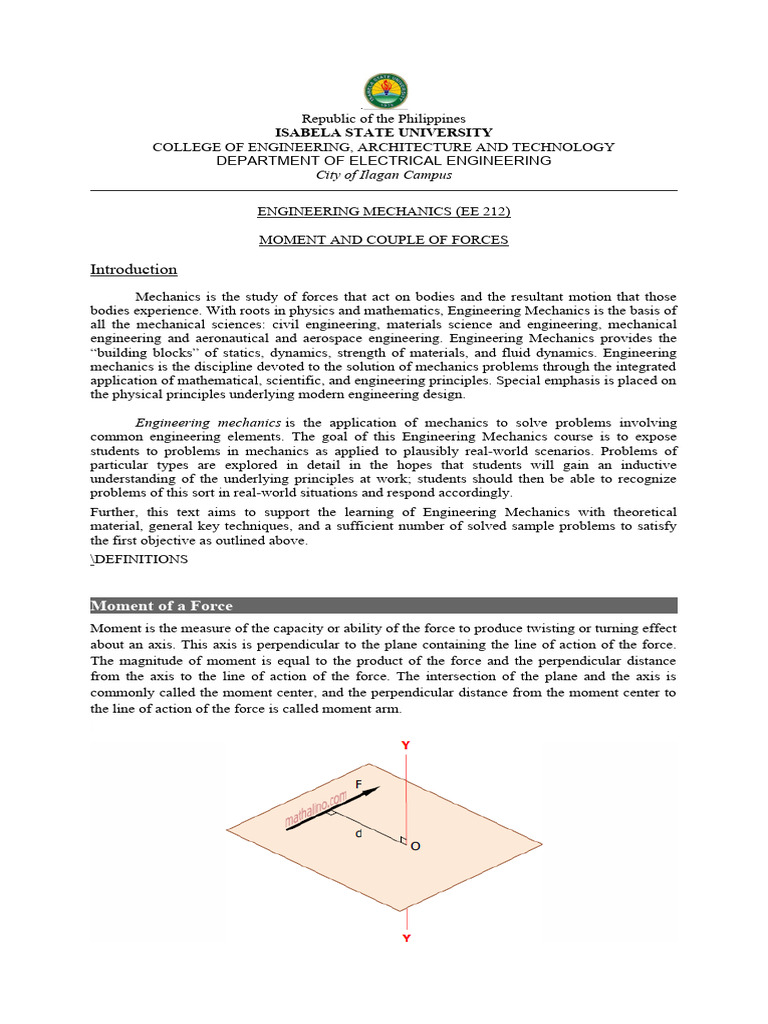 Emech Module 4 | PDF | Engineering | Mechanics