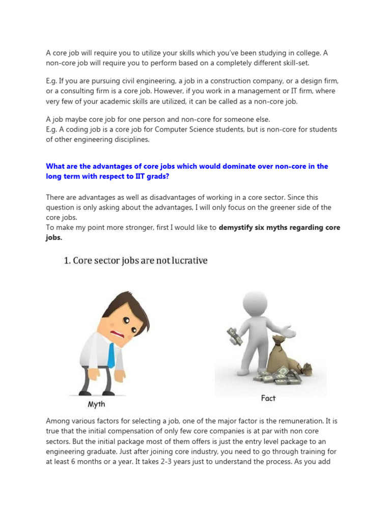 Core Vs Noncore | PDF