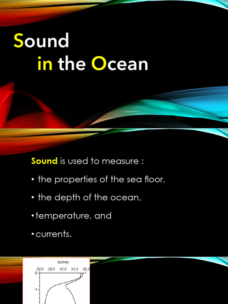 Sound in The Ocean | PDF