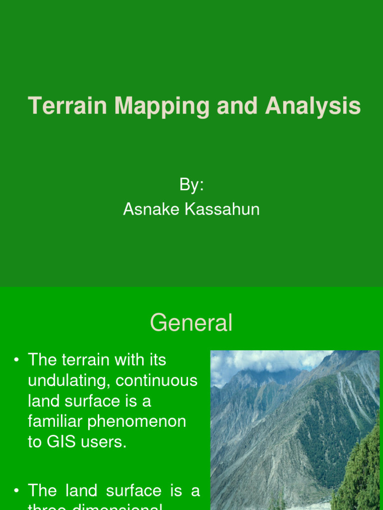 5 Terrain Analysis | PDF | Drainage Basin | Topography