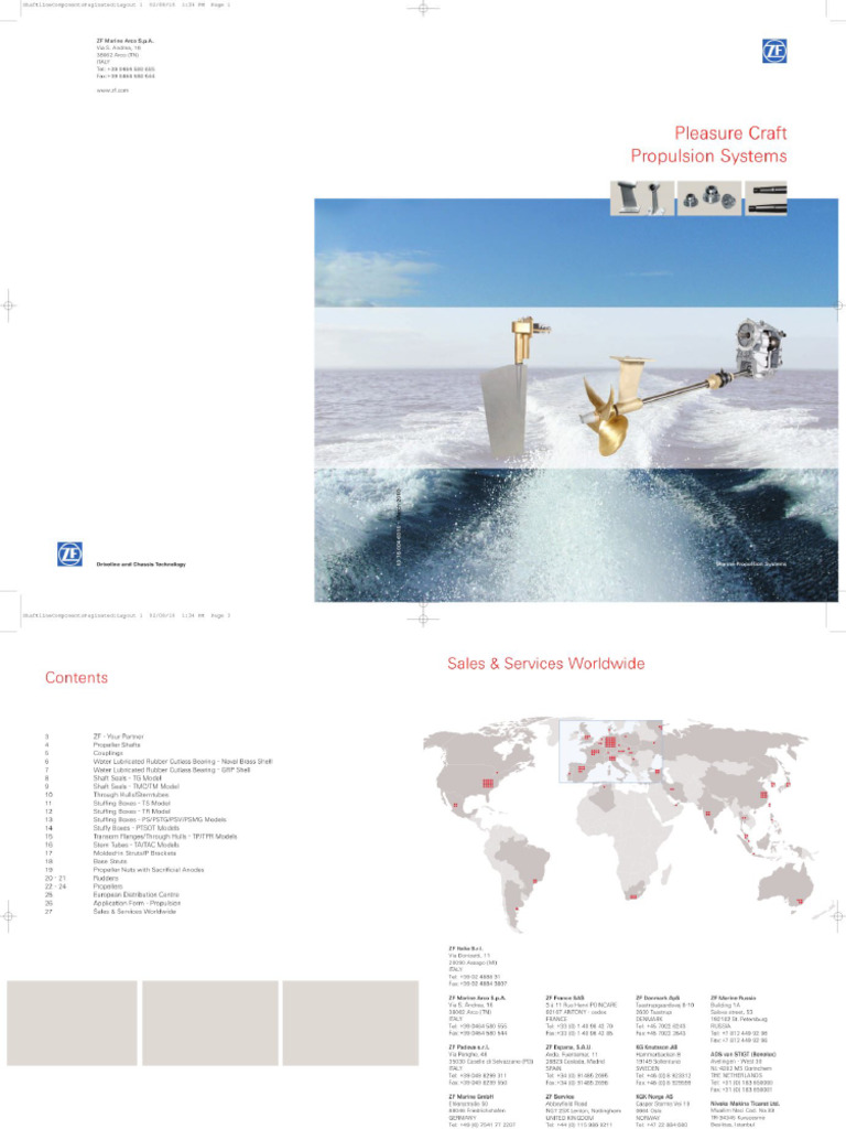 Pleasure Craft - ZF Italy - PDF Catalogs - Documentation - Boating ...