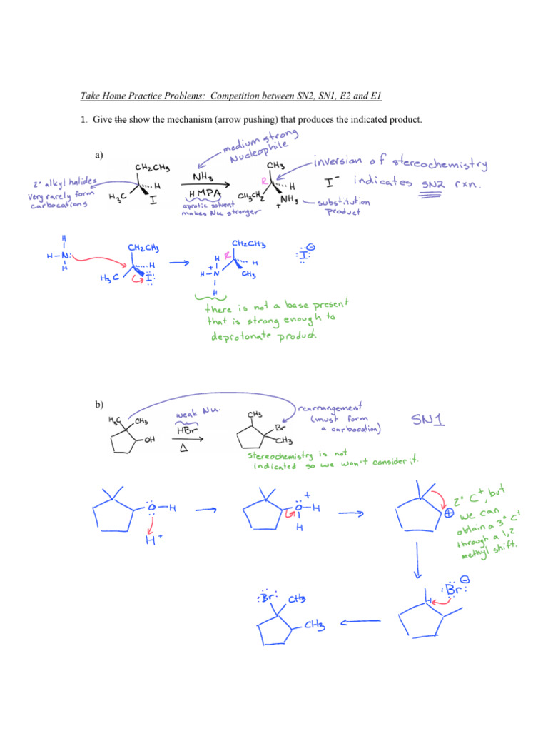 Unit 7 PG 61 Notes Solns BLC F22 | PDF | Chemical Reactions | Molecules