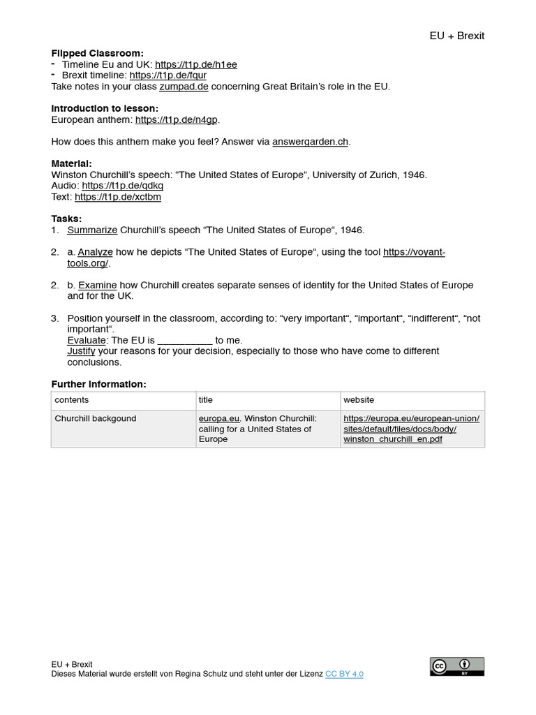 EU and Brexit | PDF | Brexit | European Union