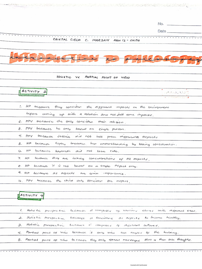 Intro To Philo - Week 1 | PDF