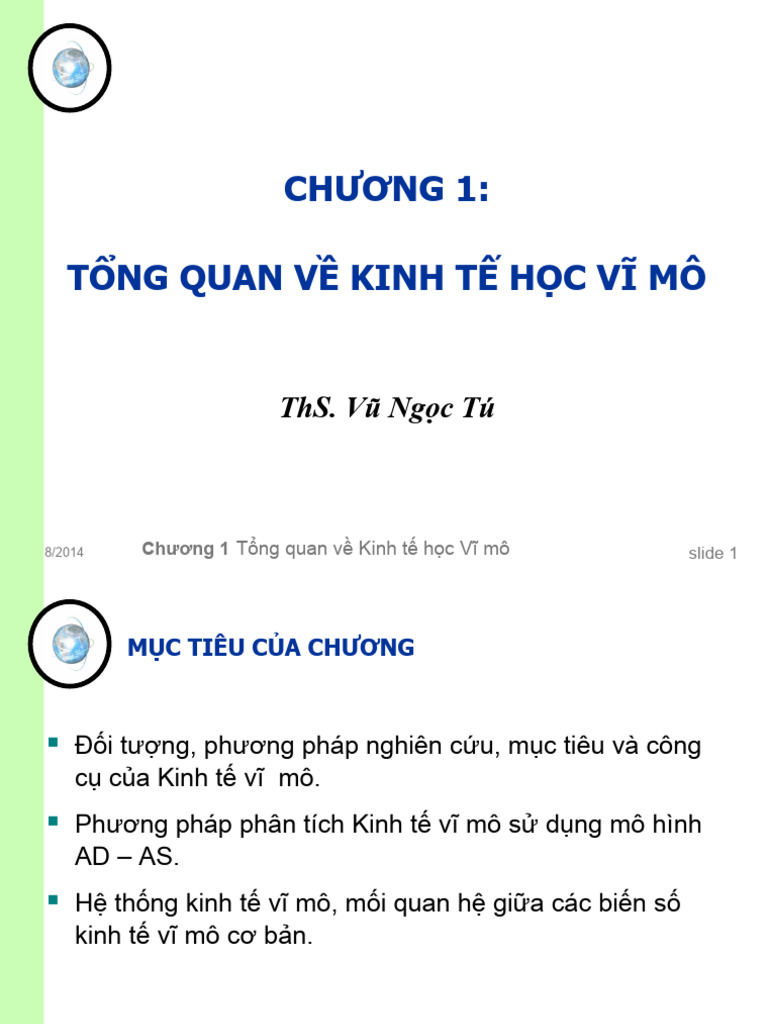 Chuong 1 Tong Quan Ve Kt Vi Mo CQ 25Dec2014 | PDF