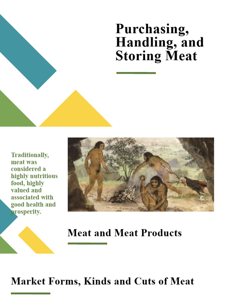 Purchasing, Handling, and Storing Meat | PDF | Lamb And Mutton | Sheep