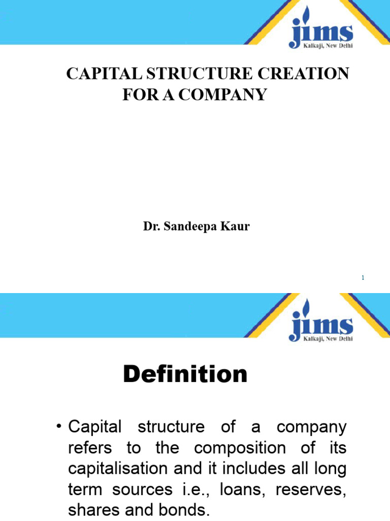 Optimal Capital Structure Guide | PDF | Capital Structure | Financial ...