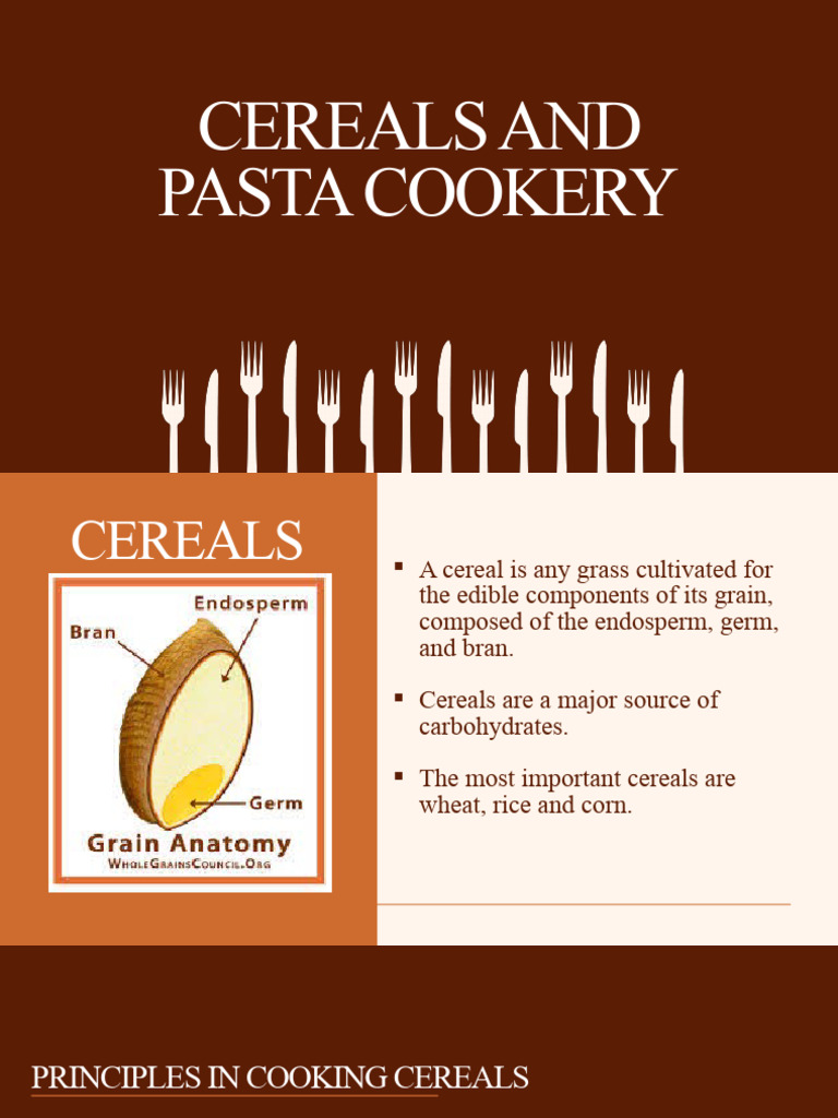Cereals and Pasta | PDF | Pasta | Oat
