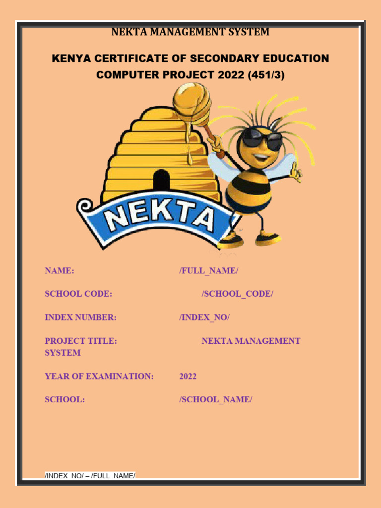 NEKTA Management System Project 2022 | PDF | Business | Technology ...