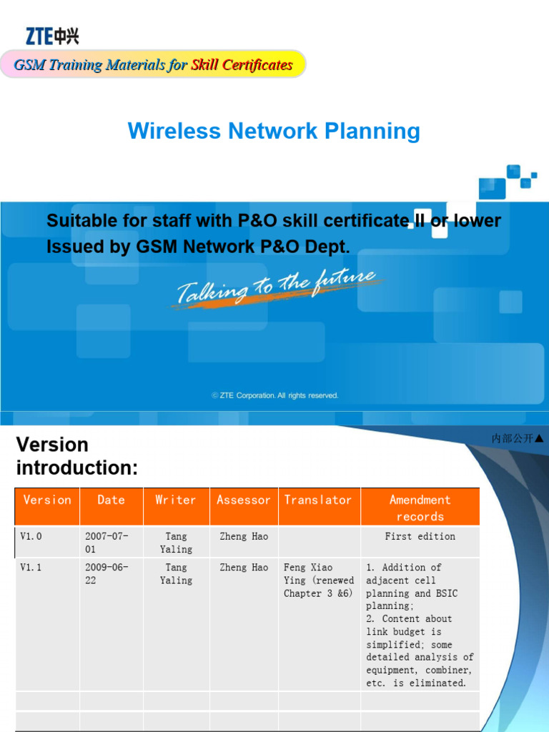 GSM Network Planning Guide | PDF | Antenna (Radio) | Cellular Network