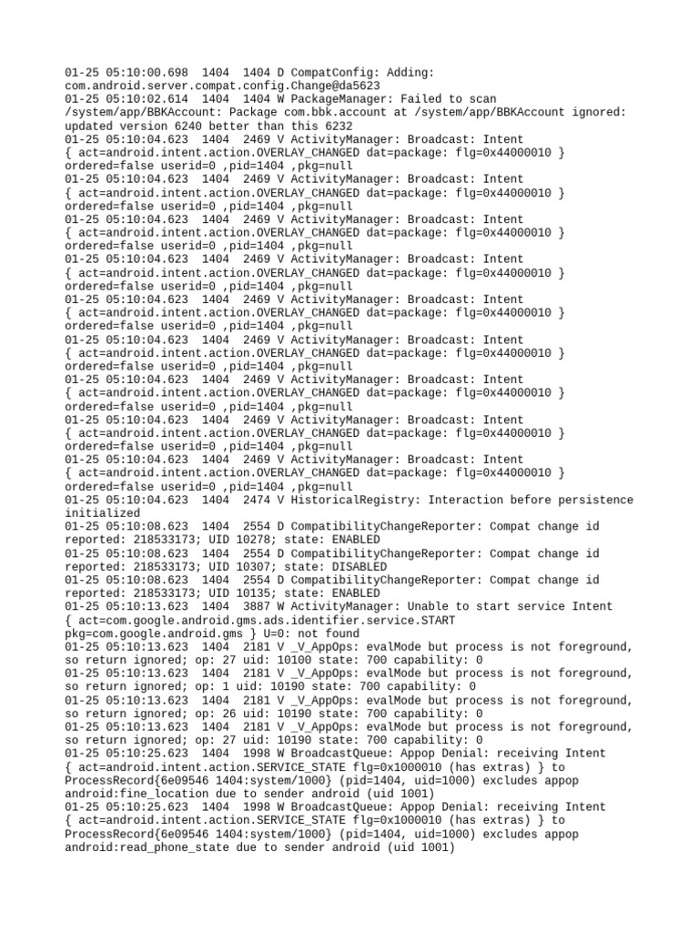 Log | PDF | Kernel (Operating System) | Computer Science