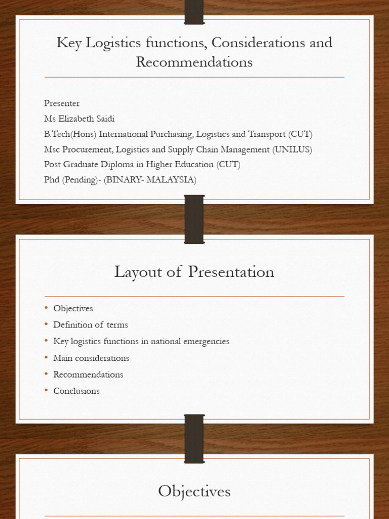 5 Key Logistics Functions in EPR, Considerations and Recommendations | PDF