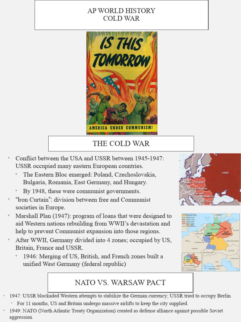 the cold war | PDF | Warsaw Pact | Soviet Union