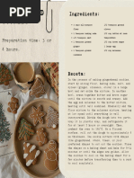 Gingerbread Printable PG 2 | PDF | Gingerbread | Dough