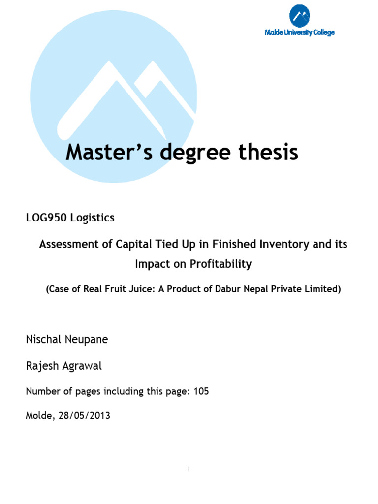 Master S Degree Th Master S Degree Thesis Egree Thesis Pdfdrive