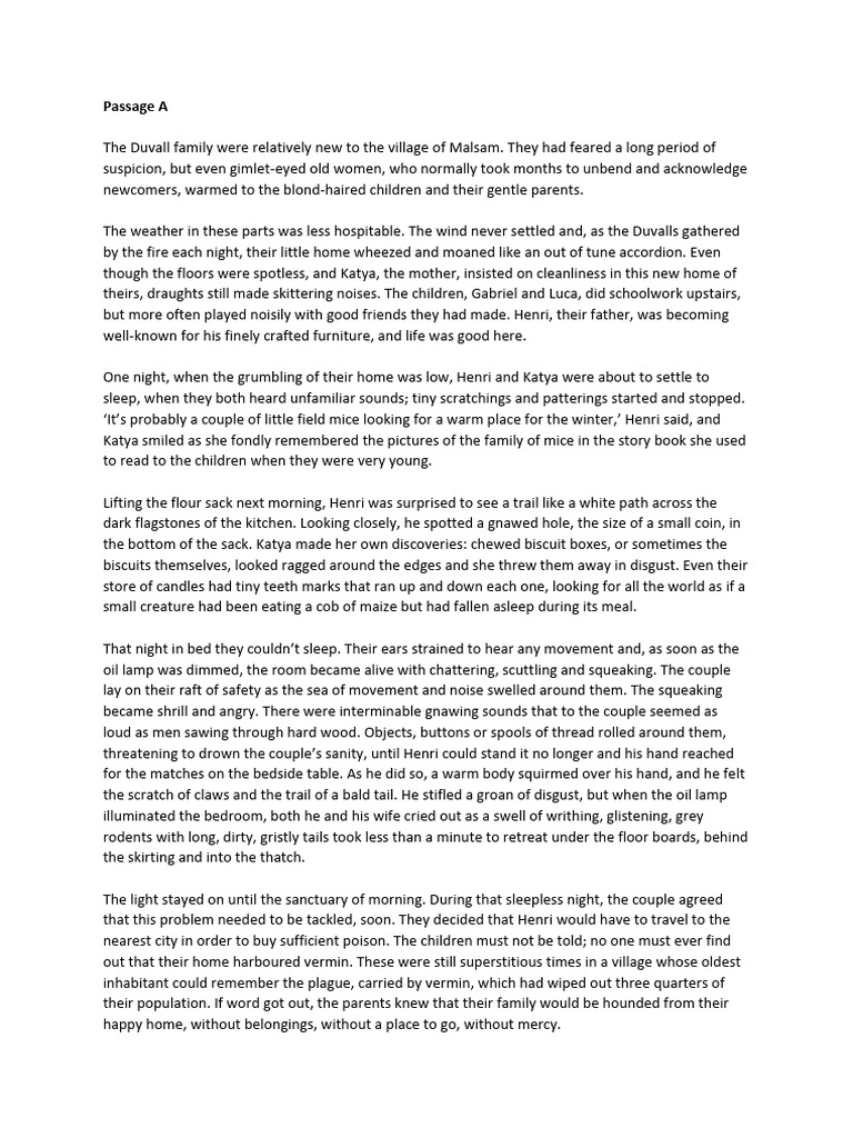 Malsam Village Mouse Infestation Report | PDF