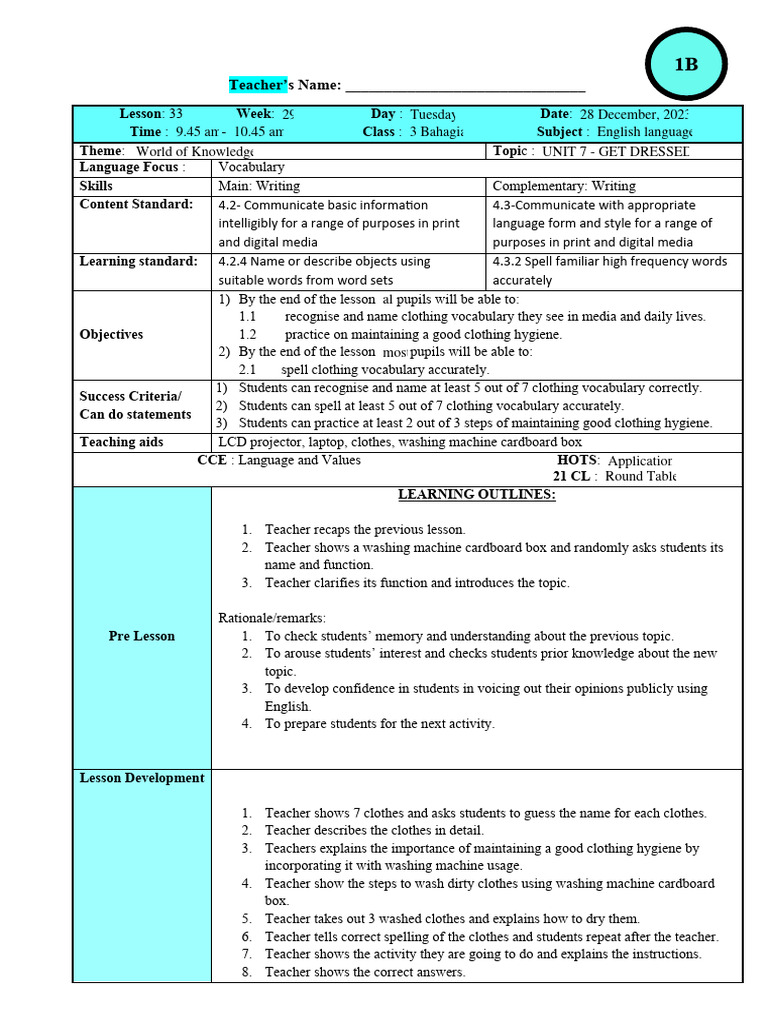 LP Template Y1 Y2 Y3 1 | PDF