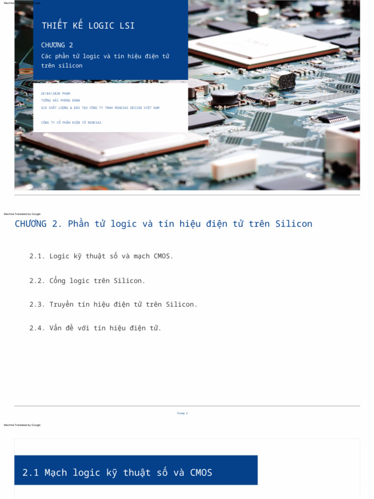 LSI Logic Design Chapter 2 | PDF | Cmos | Computer Engineering