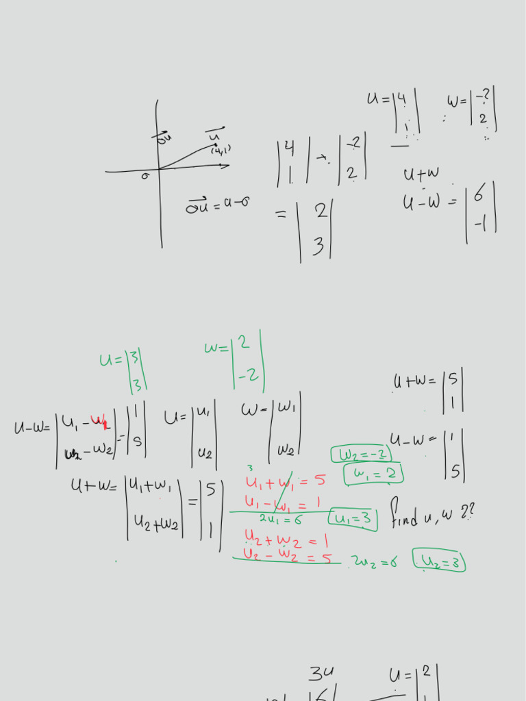 Linear Algebra Sheet1 Ans Board | PDF