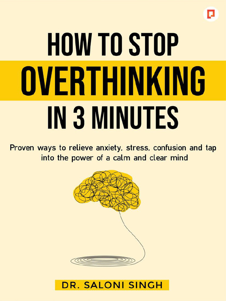 How To Stop Overthinking Kindle Book | PDF
