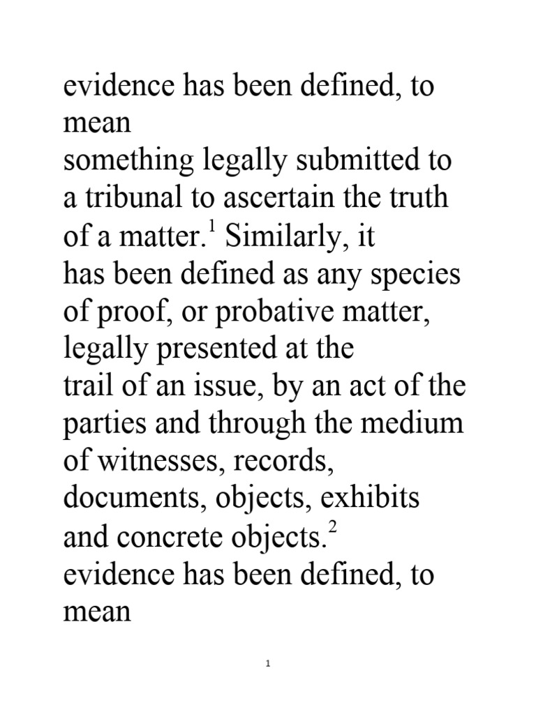 Character Evidence in South African Law | PDF | Criminal Procedure In ...