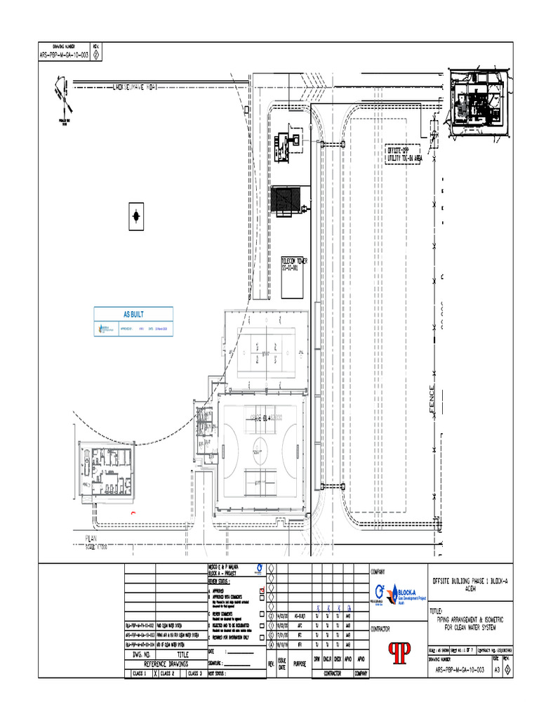 Piping Arrangement & Isometric For Clean Water System | PDF | Fuel ...