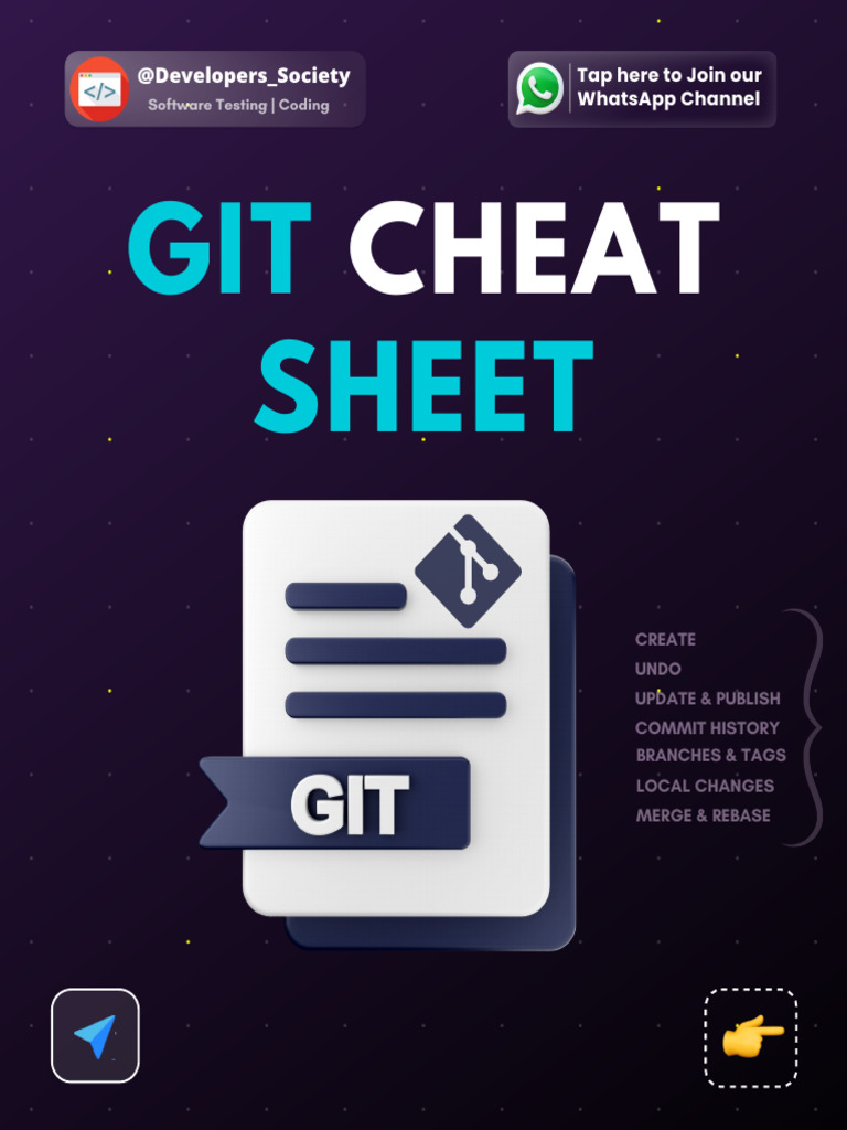 GIT CheatSheet | PDF | Computers
