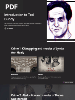 Case Study of Ted Bundy | PDF | Forensic Science | Offender Profiling