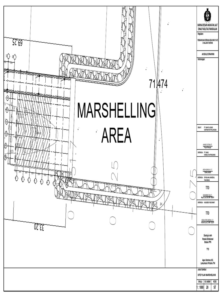 Site Plan Pembangunan Dermaga Beaching | PDF