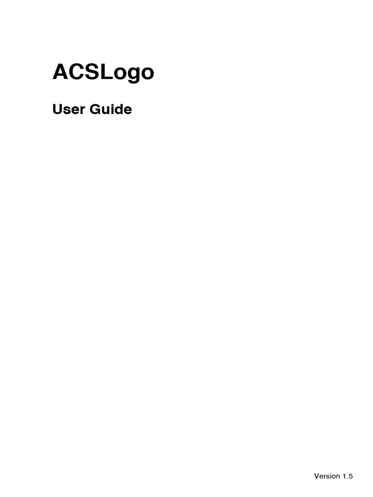 Logo User Guide 151 | Download Free PDF | Cartesian Coordinate System ...