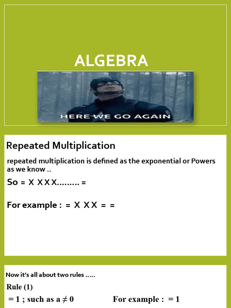 Non-Negative Integer Exponents Explained | PDF