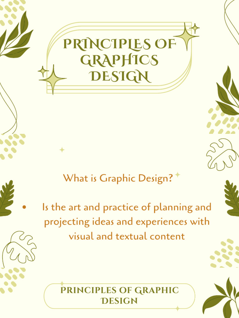 pRINCIPLES OF GRAPHICS DESIGN | PDF | Composition (Visual Arts) | Symmetry