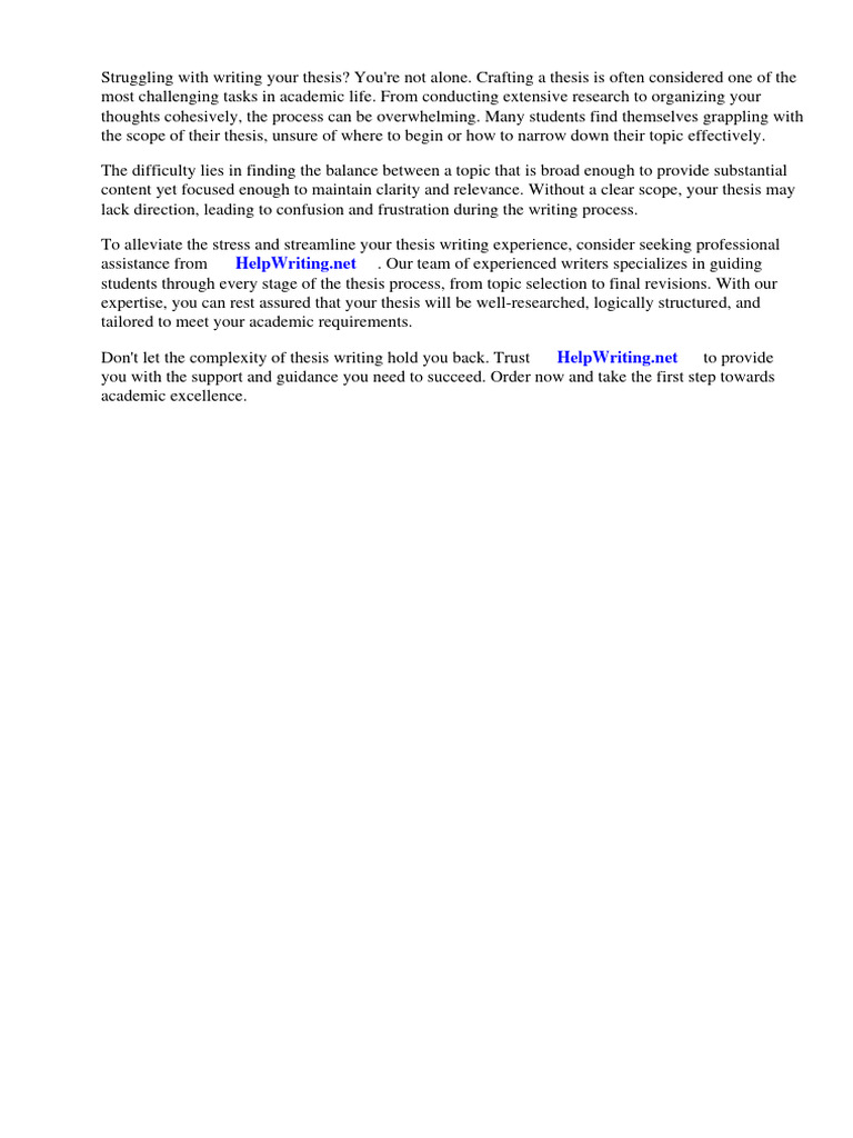 Thesis Scope Example | PDF | Thesis | Scope (Computer Science)