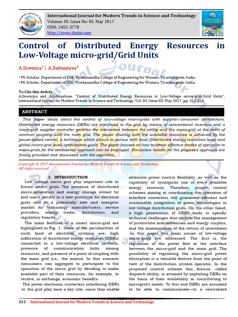 Ee 1055 (May) - 1-2 | PDF | Electrical Grid | Distributed Generation