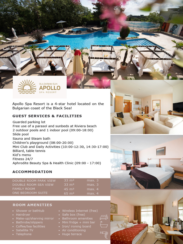 Marketing Fact Sheet Apollo 2024 | PDF | Spa | Resort
